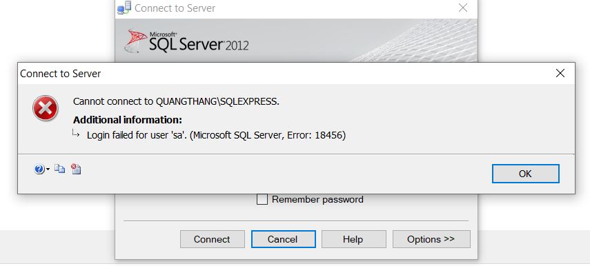Hướng dẫn bật tài khoản sa trong SQL Server - QThang Blog