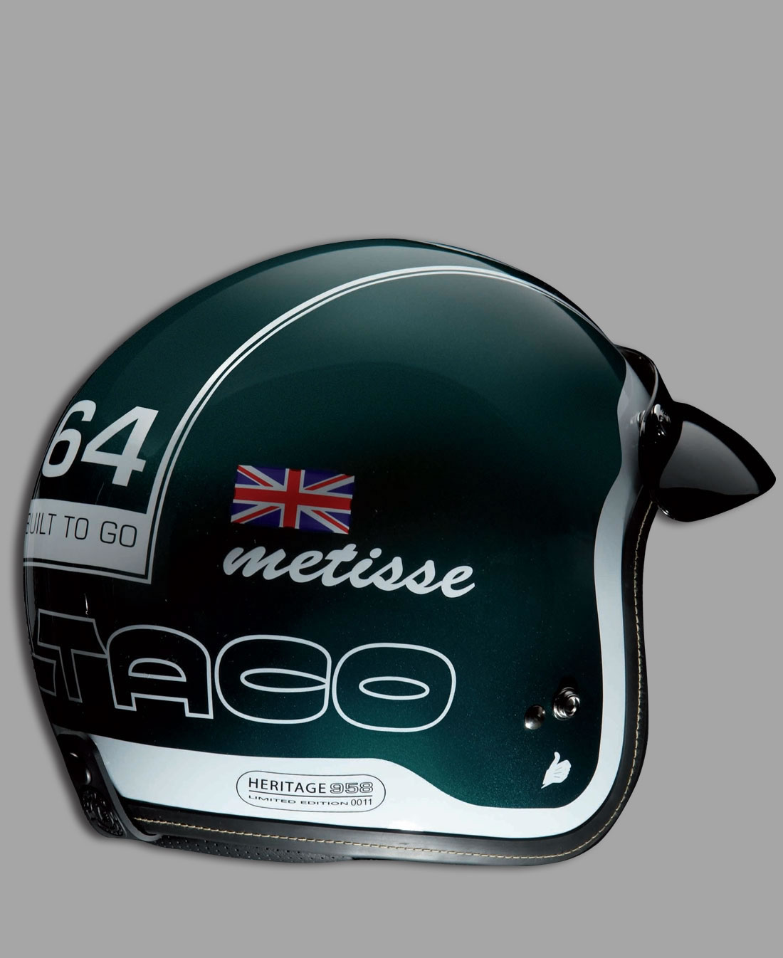 biker excalibur II: Colección Heritage de BULTACO Helmets.