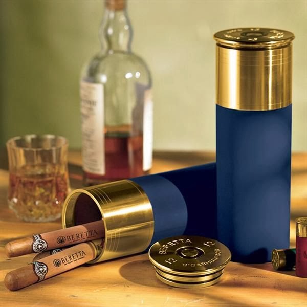 NewTrends: Beretta Shotgun Shell Cedar-Lined Travel Cigar Humidor. An ...
