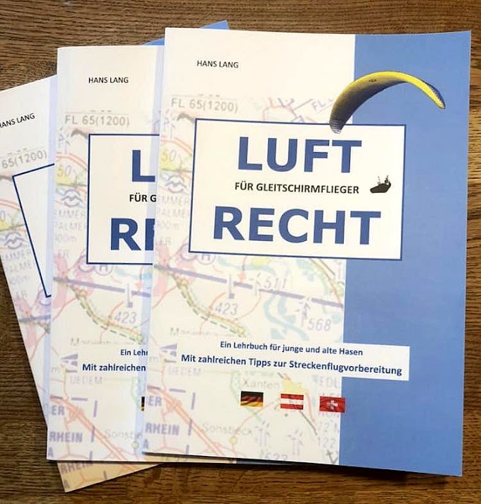 Buchtipp: Luftrecht für Gleitschirmflieger