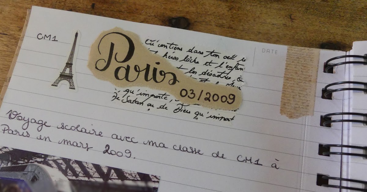 Carnet de Voyage - Paris 2009