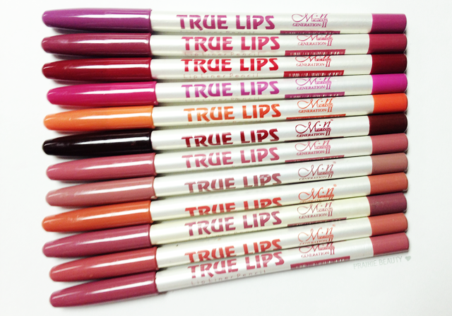 eBay FINDS #1: TRUE LIPS 12pc. Lip Liner Set - Prairie Beauty