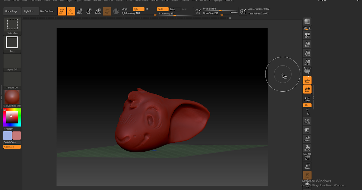 3D Mouse head