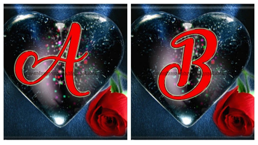 INICIALES Y NOMBRES PARA TI: LINDO CORAZON CON INICIALES