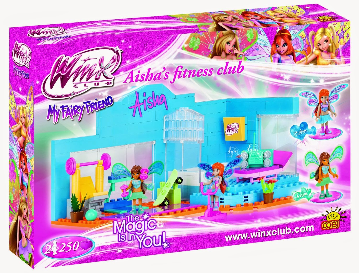 Yumurcak Dünyam: Cobi Winx Aisha'nın Spor Salonu 250 Parça Lego