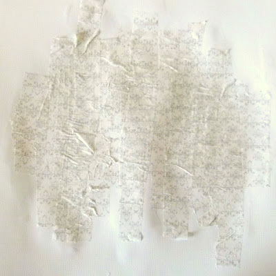 Mixed Media Tutorial: How to make a textured background using tissue ...