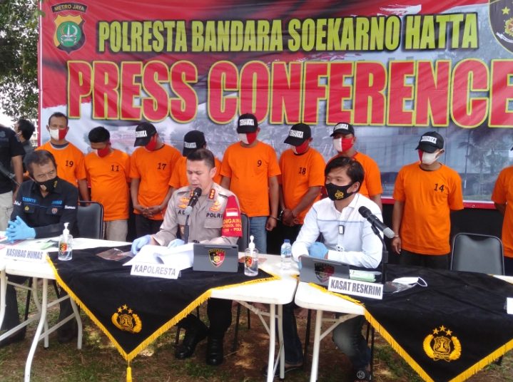 Polres Bandara Soetta Bekuk Pelaku Penipuan Dan Penadah Kendaraan Bermotor
