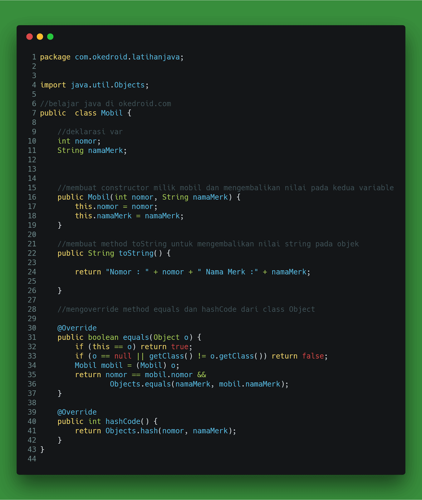 Contoh Penggunaan Method Hashcode() Dan Equals() Di Kegiatan Java ... Contoh Penggunaan Method Hashcode() Dan Equals() Di Kegiatan Java ...