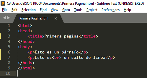 Conceptos básicos de HTML: Elementos