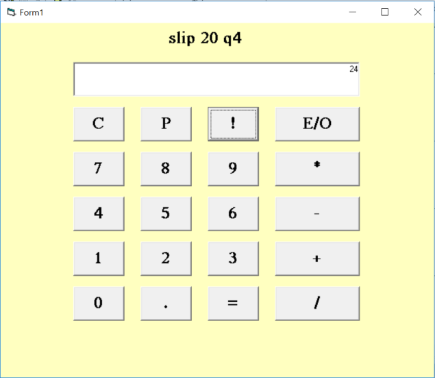 Visual Basic 6.0 Program