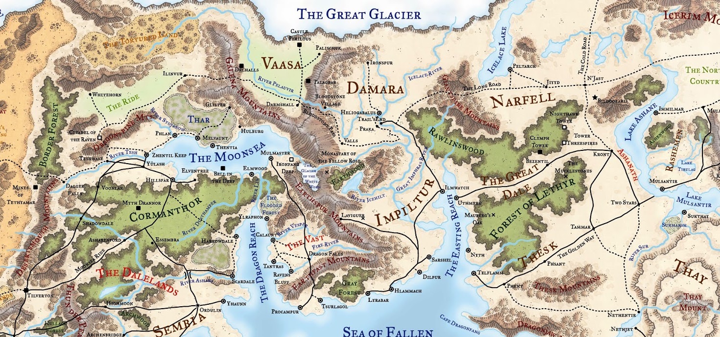 Forgotten Realms Campaigns: Faerun Adventures - 5e D&D Game (1359-62 DR)