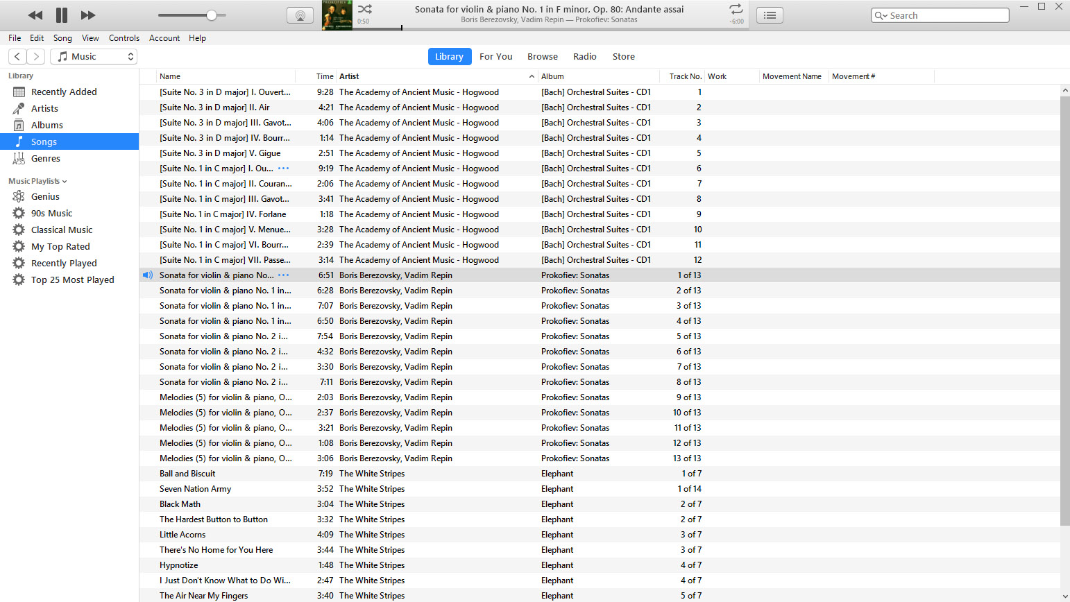 And the Album view d oes not look any different then it would for a Pop ...