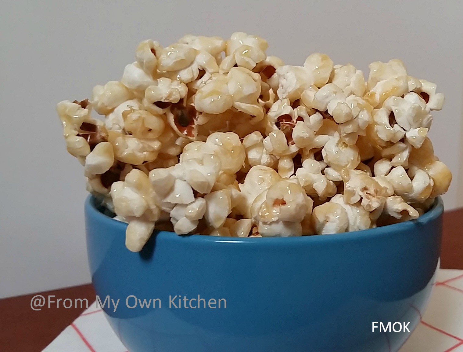 From My Own Kitchen: Caramel Pop Corn/ Sweet And Sticky Pop Corn