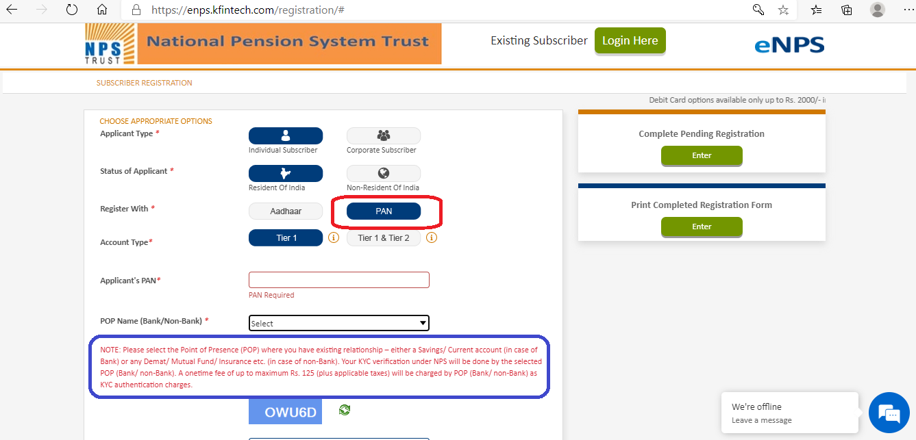 Miraculous world of Numbers: 125-How to open your NPS Account Online