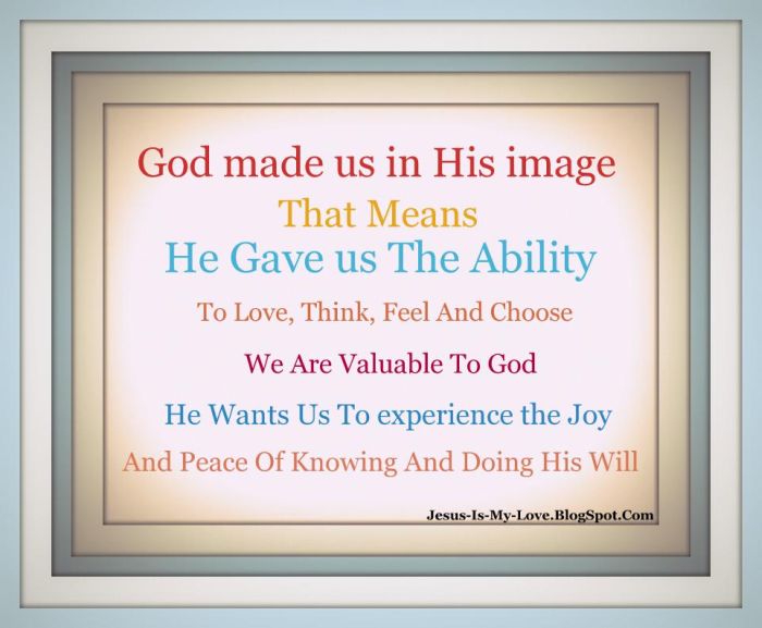 God Made Us in His Image that means He gave us the Ability to Love ...
