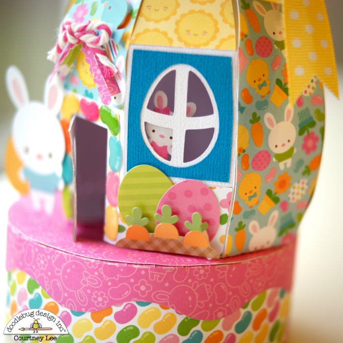 Court's Crafts: Bunnyville 3D house