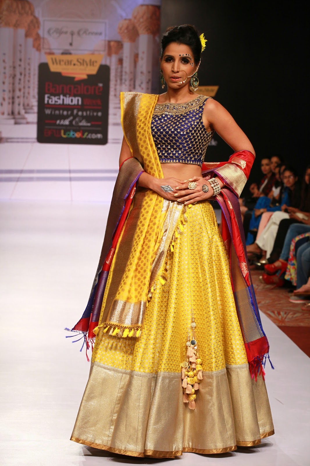 The Alpa & Reena show at Bangalore Fashion week
