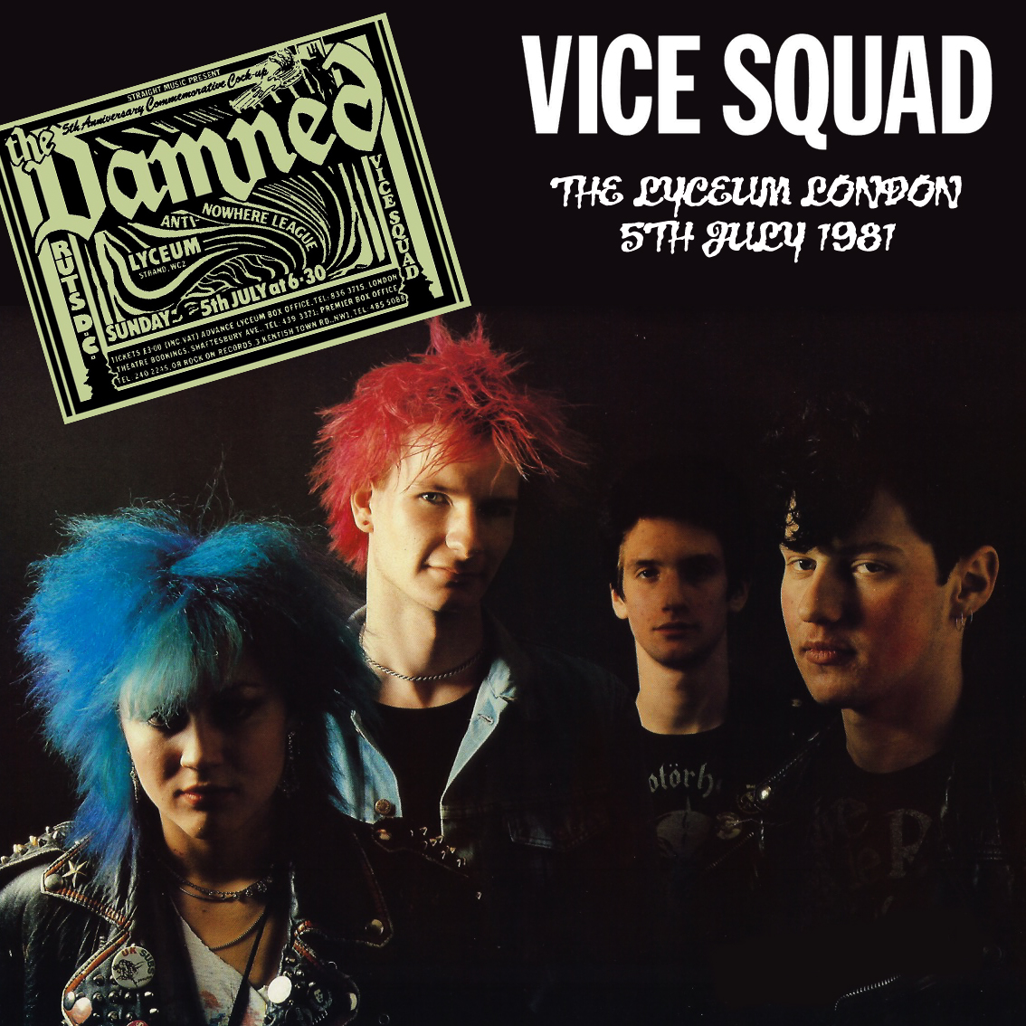 Aural Sculptors - The Stranglers Live: Vice Squad The Lyceum London 5th ...