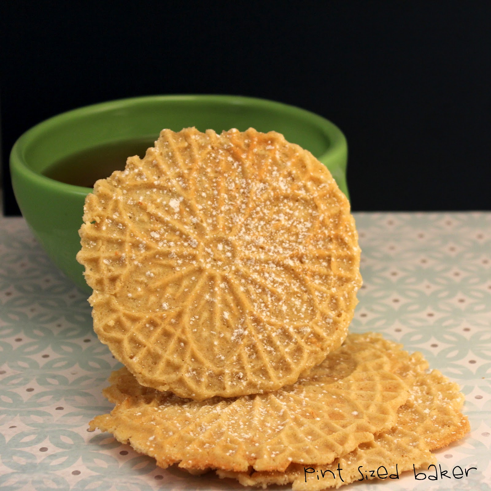 Pizzelle Cookies - Pint Sized Baker