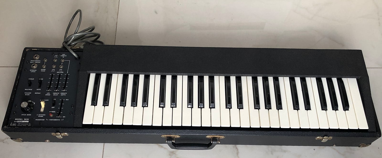 MATRIXSYNTH: ARP 2600 + keyboard 3620 about 1973 grey