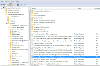 Disable the Shutdown & Logoff Status Messages On Your Computer