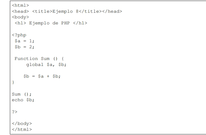 LENGUAJE PHP: Variables