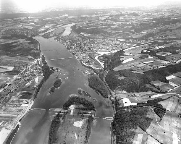 Valley Girl Views: Aerial View Of PP& L Plant Construction in Shamokin Dam
