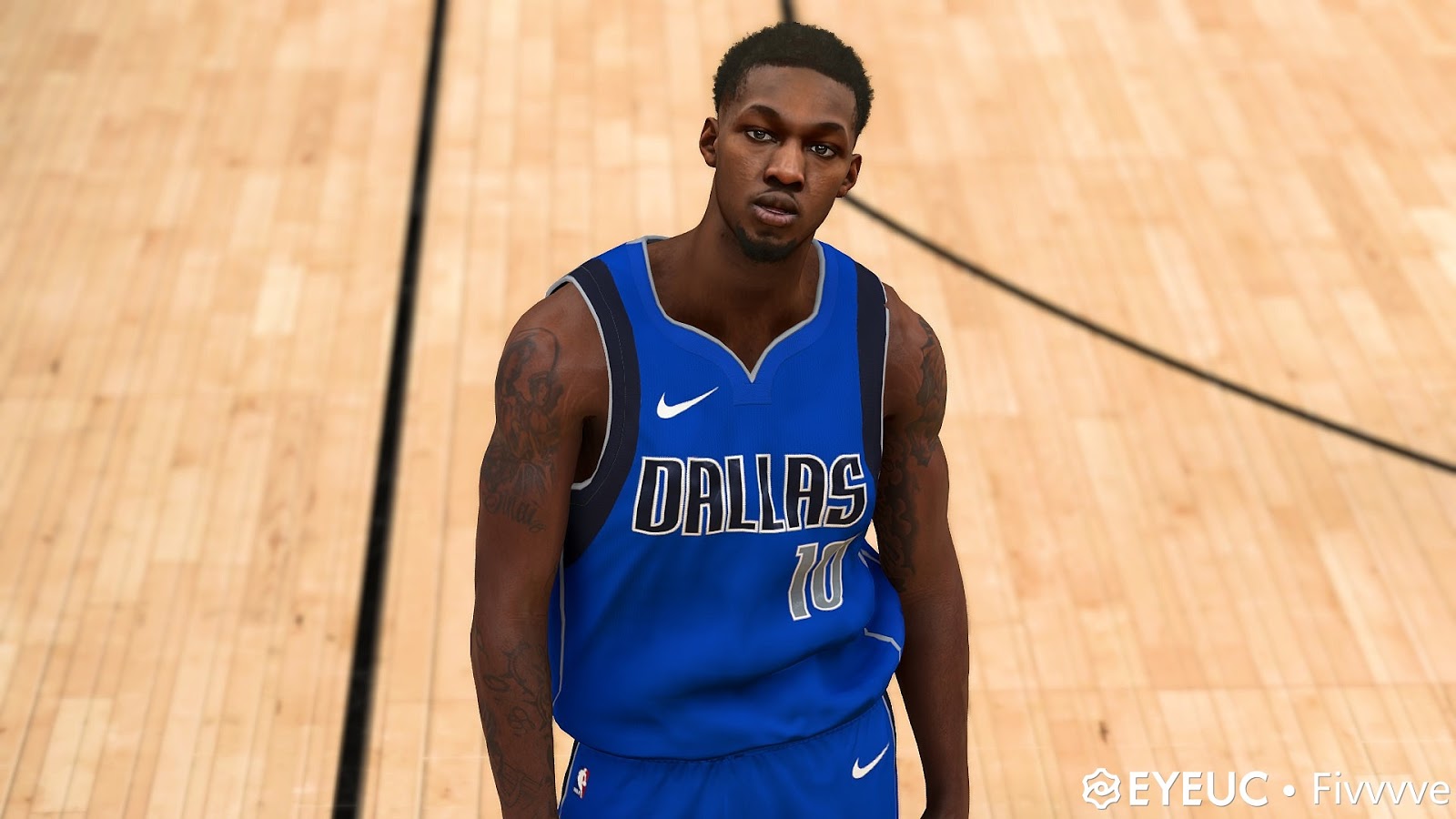 Dorian Finney-Smith Cyberface, Hair and Body Model Bubble version by ...