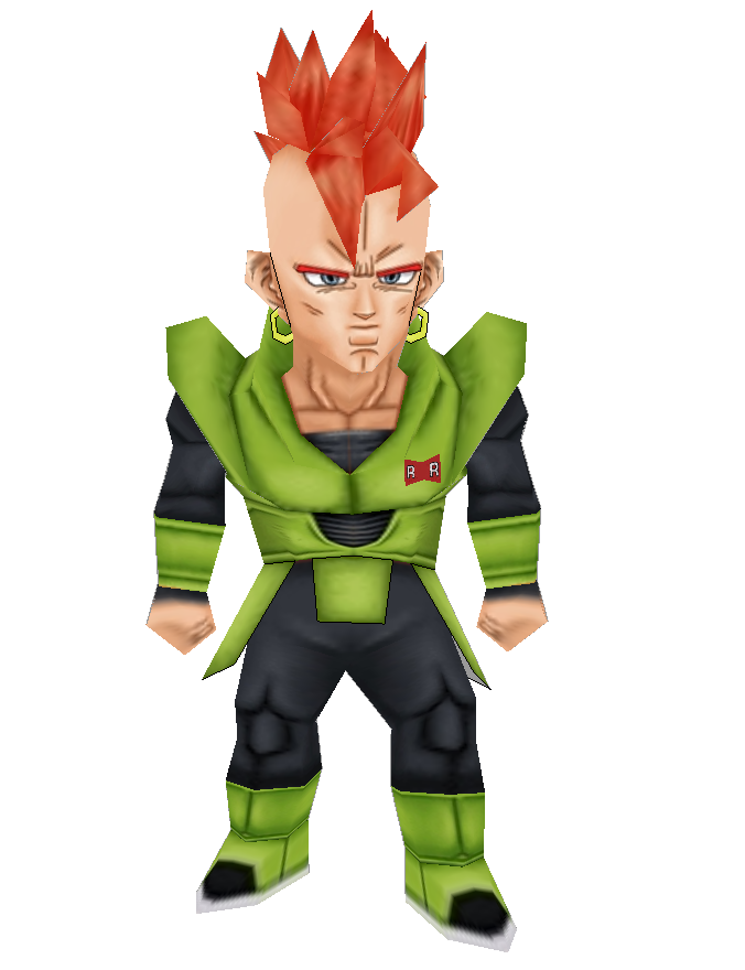 Dragon Ball - Chibi Cyborg 16 Papercraft | Papercraft Paradise ...