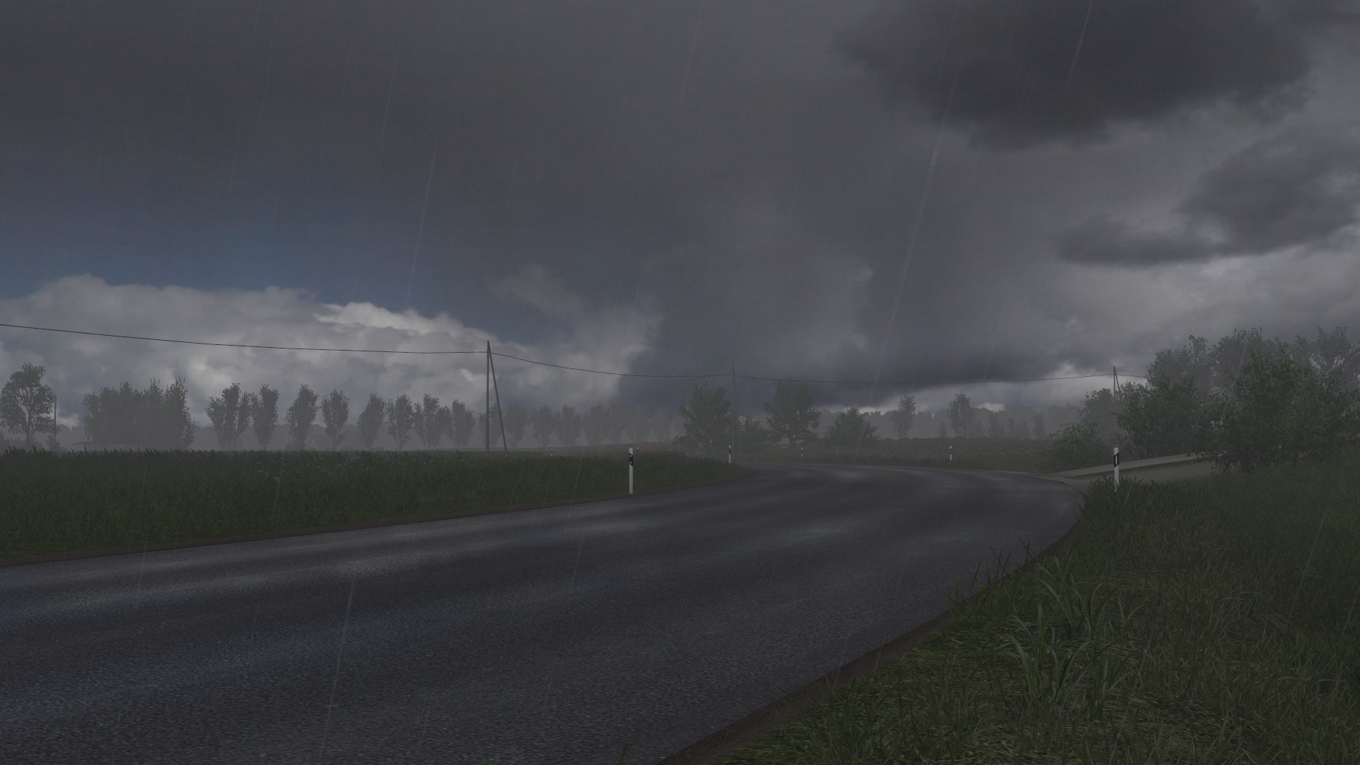 Realistic Rain v3.7.2 - Euro Truck Simulator 2 Mod World