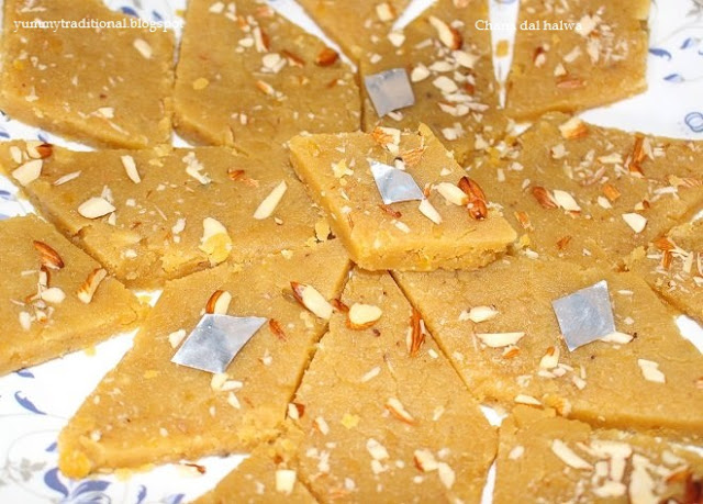 Chana Dal Halwa Recipe - Yummy Traditional