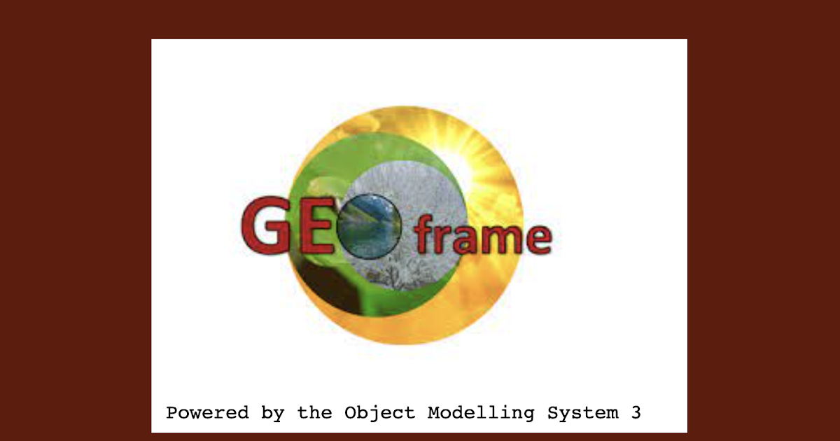 AboutHydrology: The GEOframe system: a modular, expandible, open-source ...