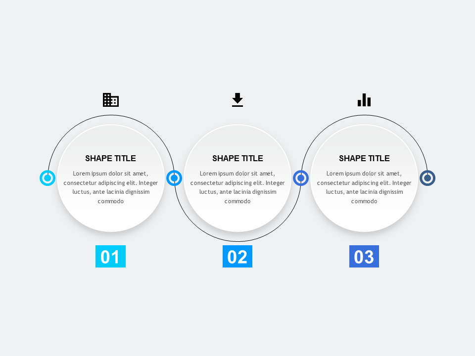 Circle Around Wave Dot Connect PowerPoint Templates - PowerPoint Free