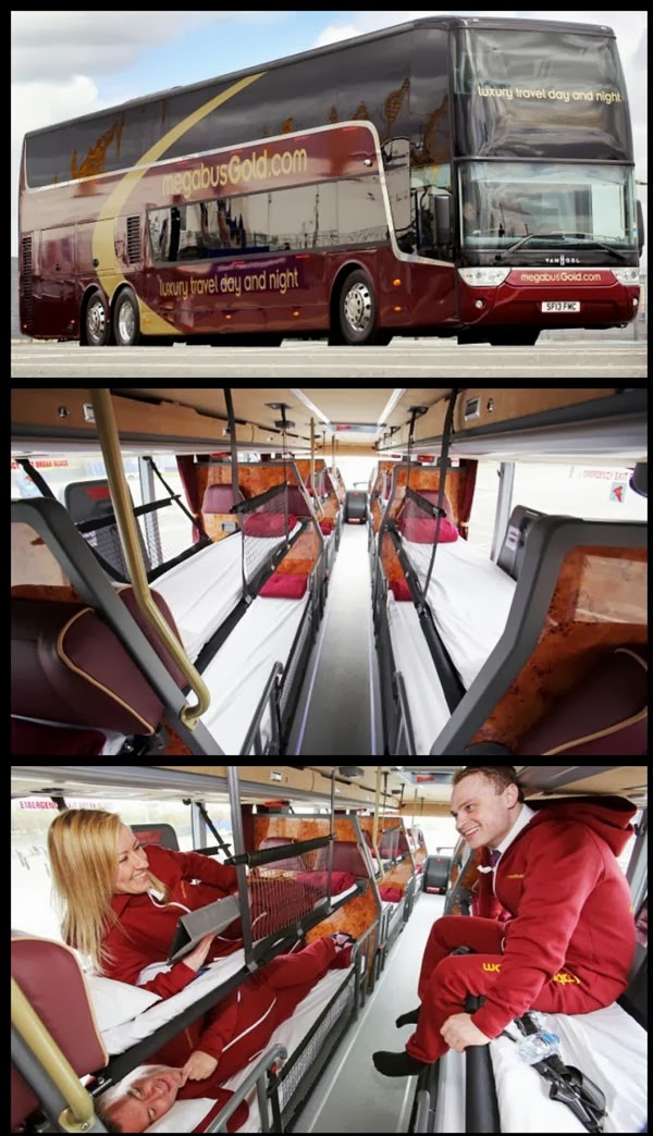 BAS EKSPRESS DENGAN KATIL UNTUK TIDUR (10 GAMBAR) - Pen Canggih