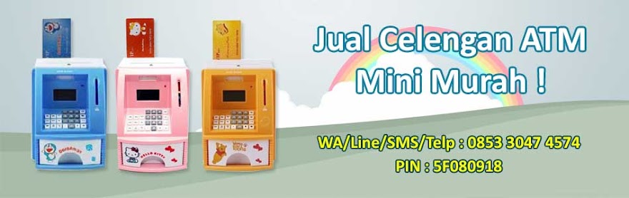 toko online celengan bentuk atm ukuran mini untuk anak kreatif yang ...
