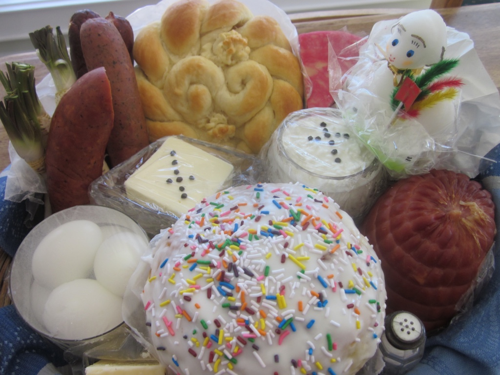 Here and There: How to put together a Traditional Easter Basket