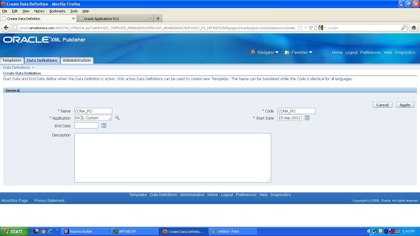 Oracle Ebs Erp How To Register Oracle Xml Reports