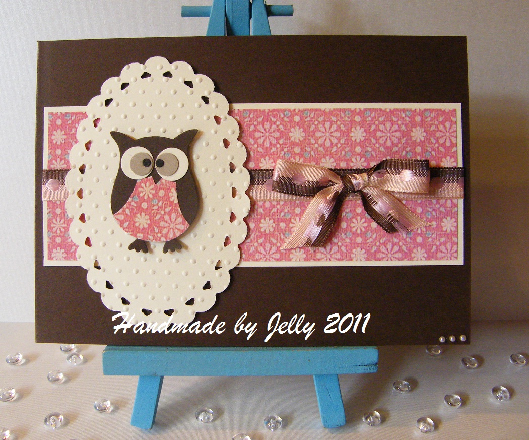 ME myself and I: Stampin up owl punch card