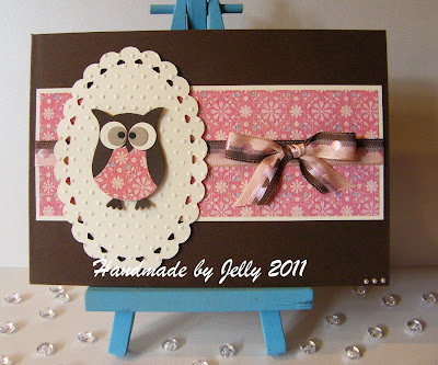 ME myself and I: Stampin up owl punch card