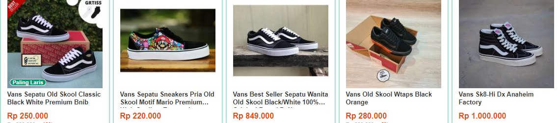 √ Daftar Harga Sepatu Vans Original Beserta Gambar Terbaru 2023 - MODEL ...