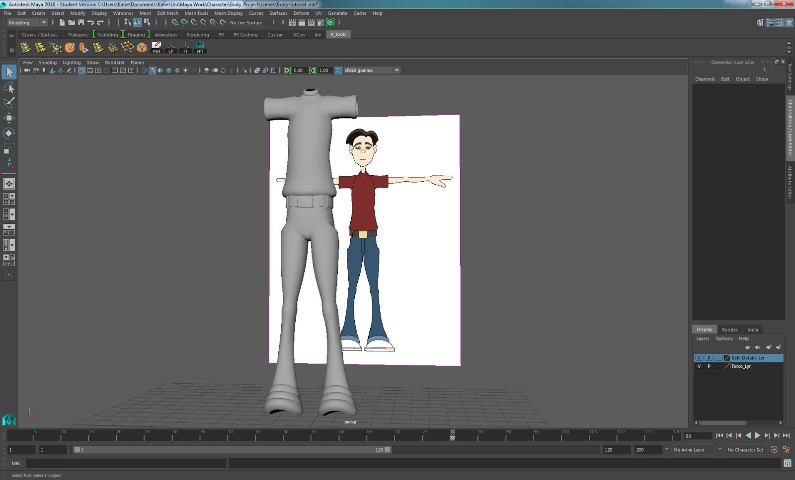 Cat Barber Computer Animation Art Maya Tutorial Body Modelling Part 14 16 Torso And Lower Body
