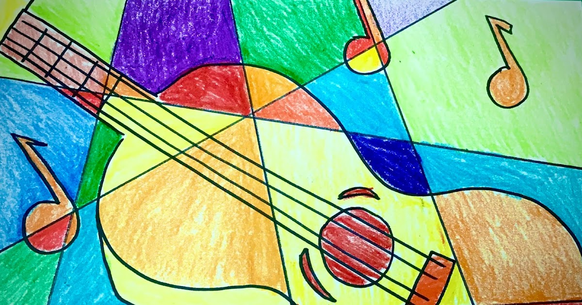 Art With Mr. E: Picasso Inspired Musical Instrument Art