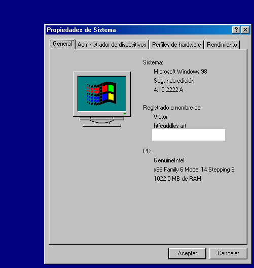 Cuatro preguntas sobre Windows 98 ~ El Rincón de DragonTrainer