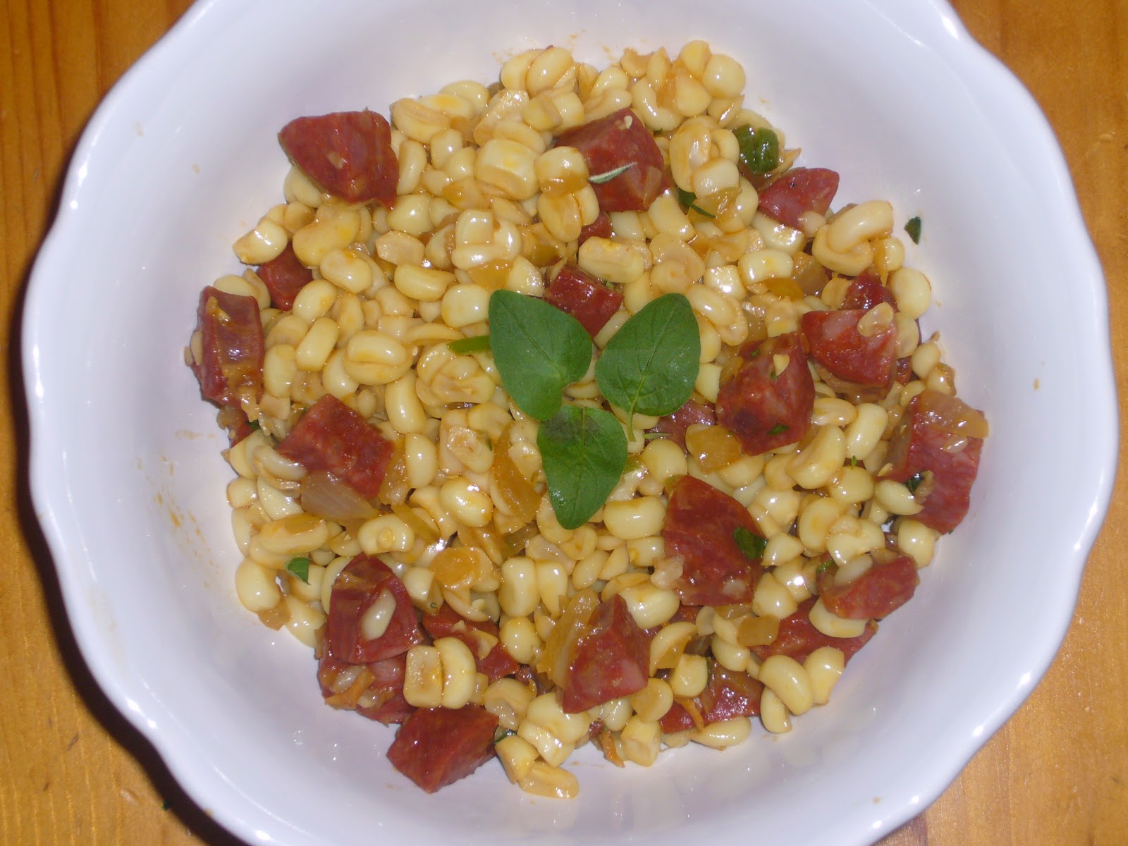 Kitchen Sink Diaries: Corn & Chorizo Salad