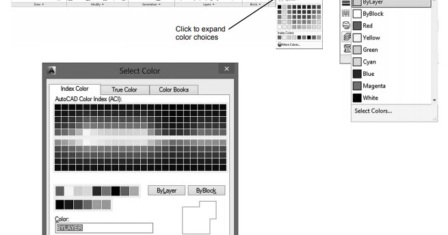Controlling Colors Layer AutoCad - 2D AUTOCAD 3D SOLIDWORKS