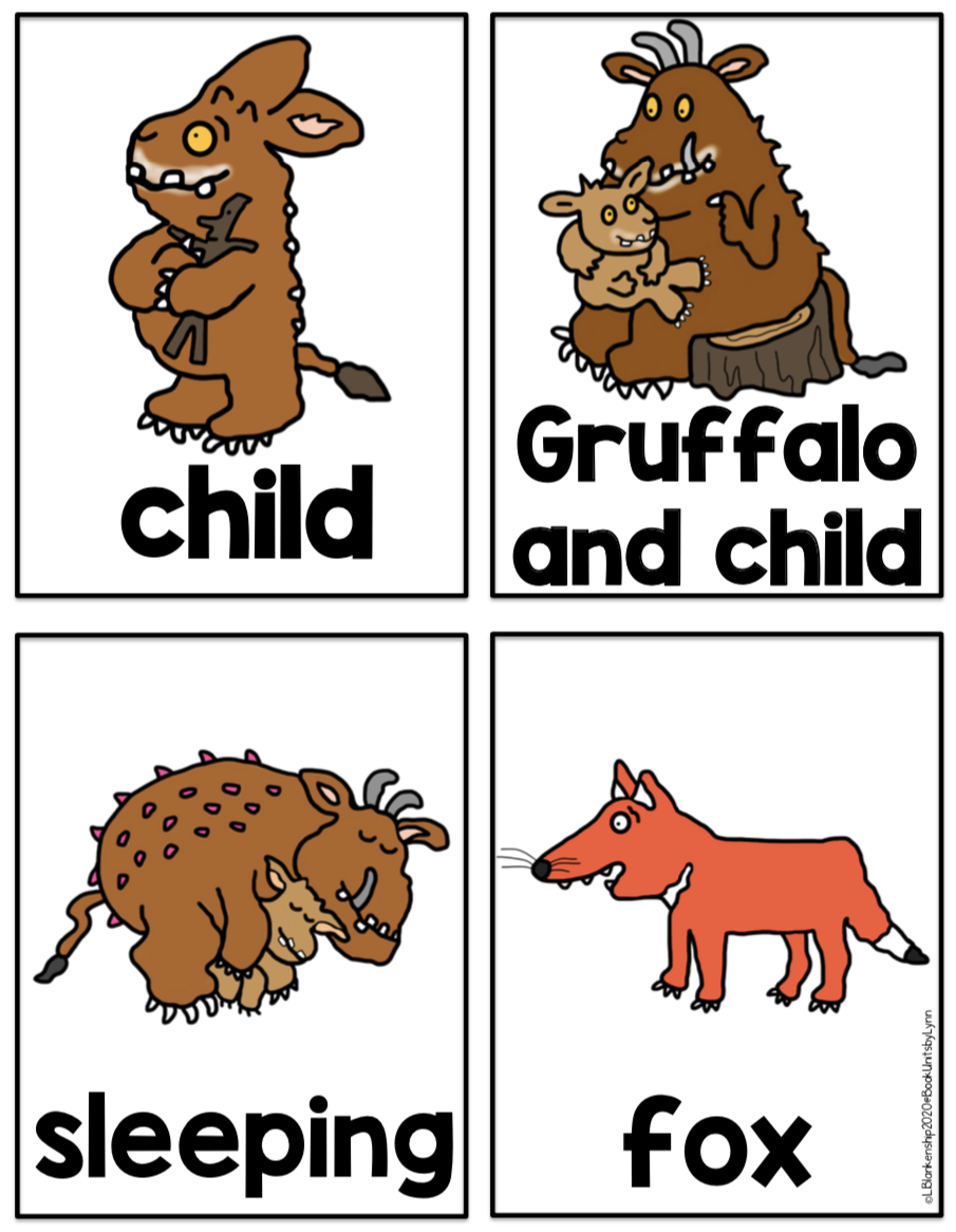 THE GRUFFALO'S CHILD WRITE THE ROOM ~ Book Units by Lynn