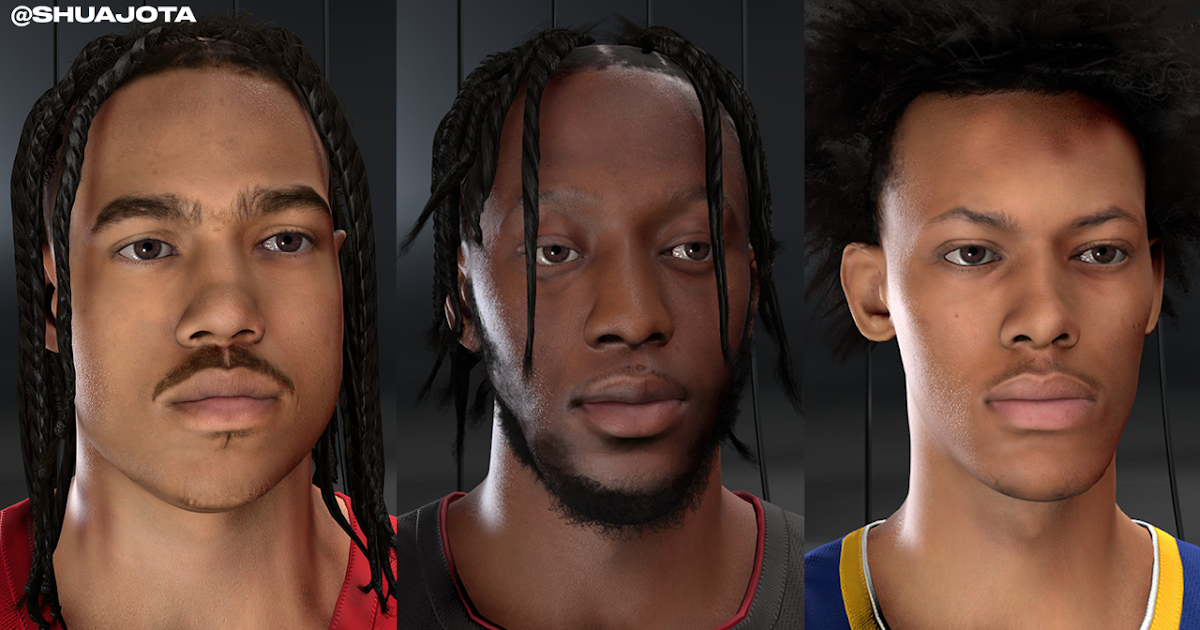 NBA 2K22 Cyberfaces Pack Update 2.0 (Missing Face Scans) by Shuajota - Shuajota: NBA 2K24 Mods ...