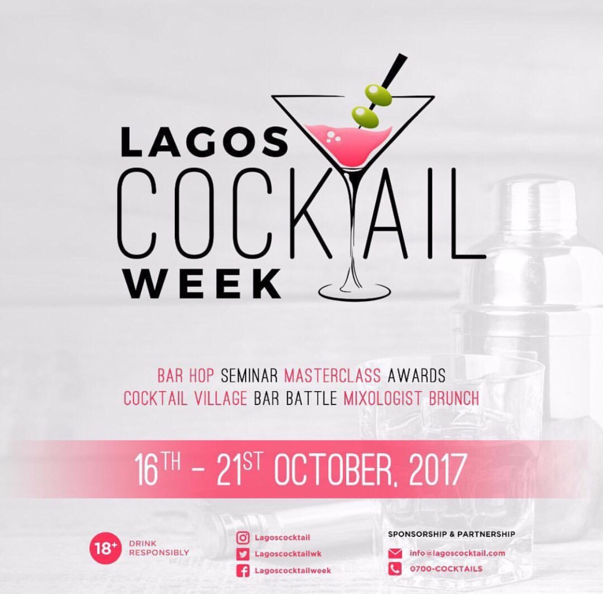 Lagos Cocktail Week Returns - Brand Icon Image - Latest Brand, Tech and ...