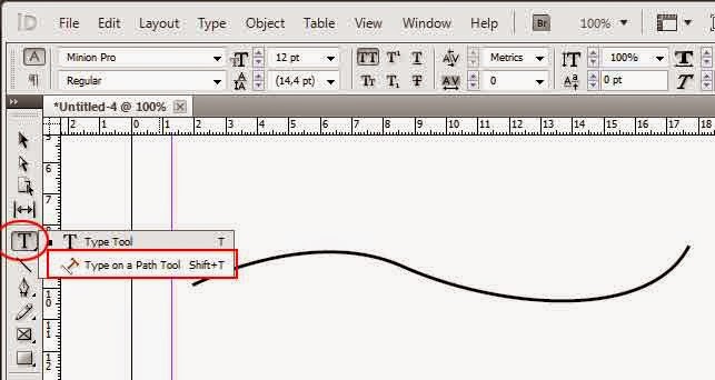 Teks Mengikuti Path di Adobe Indesign | Belajar Indesign
