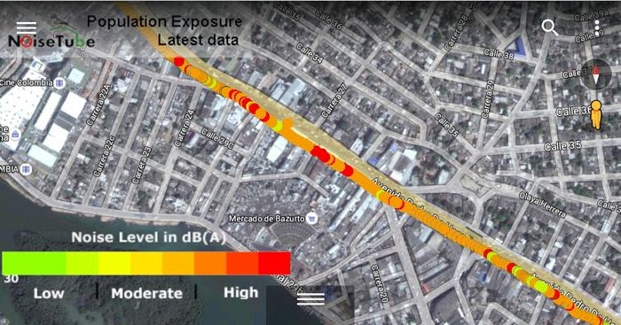 The Geomatics Fanatic: Mapping Noise Pollution with Smartphones